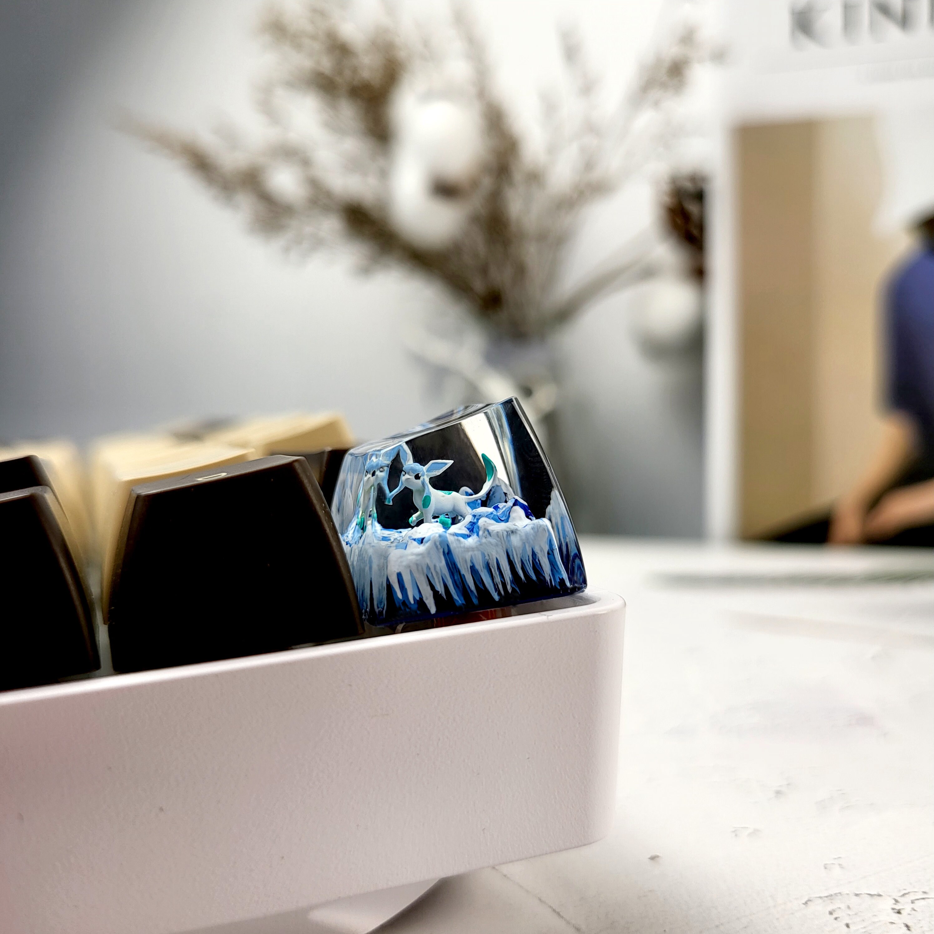 Glaceon Pokemon Pokemon Keycap Custom Keycap Artisan - Etsy Canada