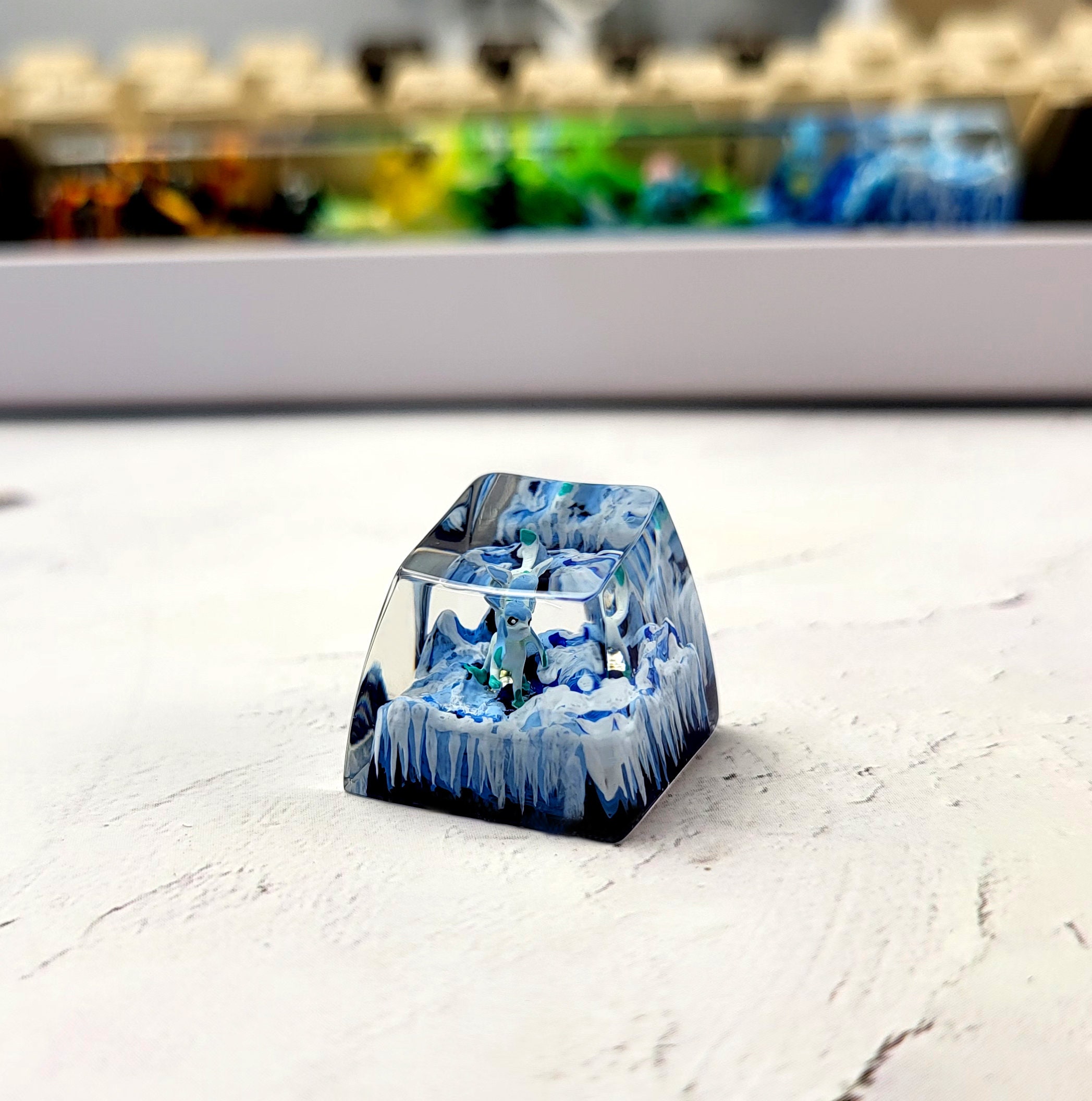 Glaceon Pokemon Pokemon Keycap Custom Keycap Artisan - Etsy Canada
