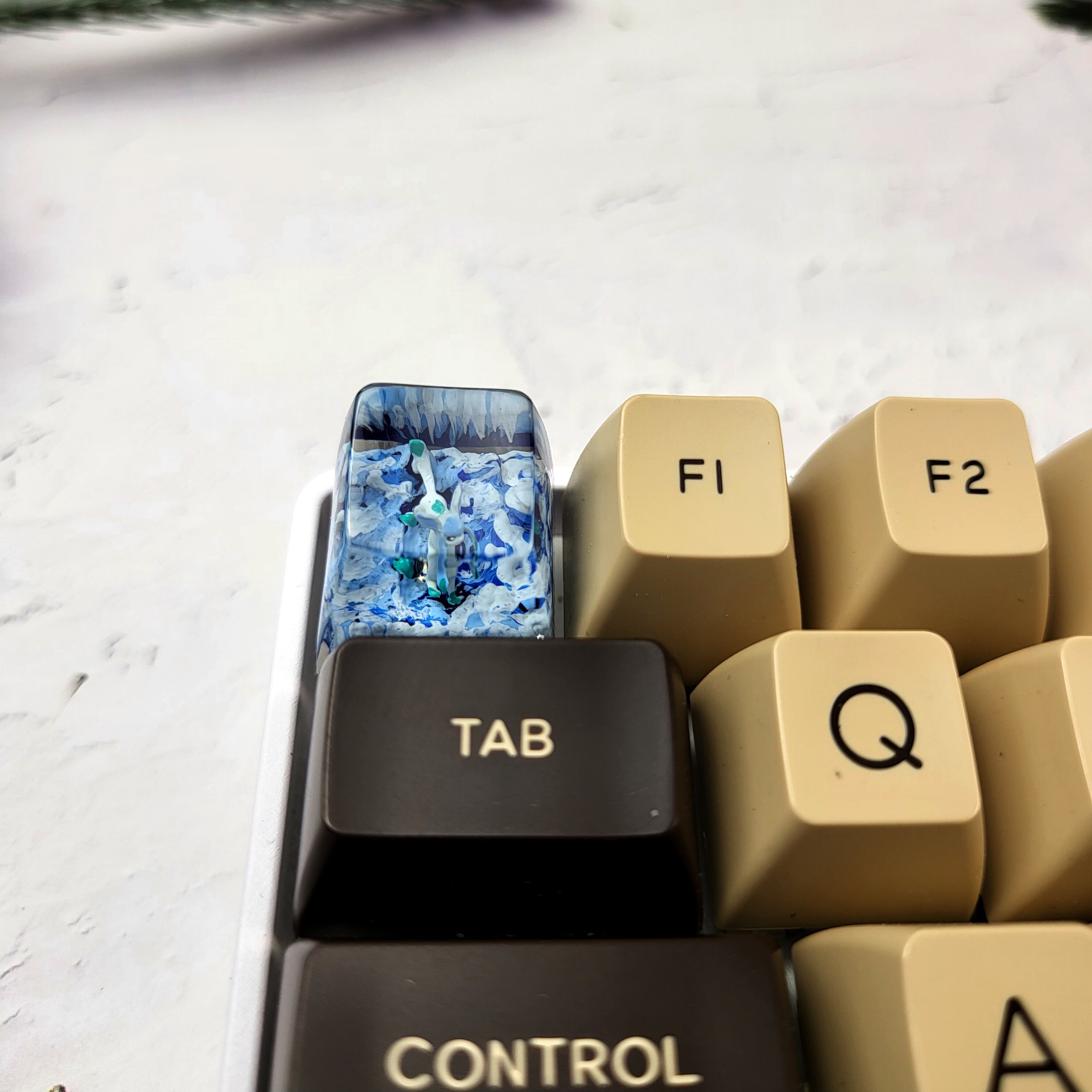 Glaceon Pokemon Pokemon Keycap Custom Keycap Artisan - Etsy Canada