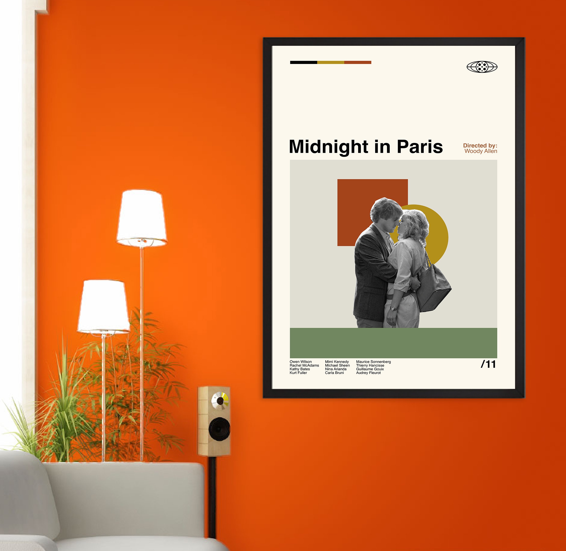 Midnight In Paris Minimalist Poster