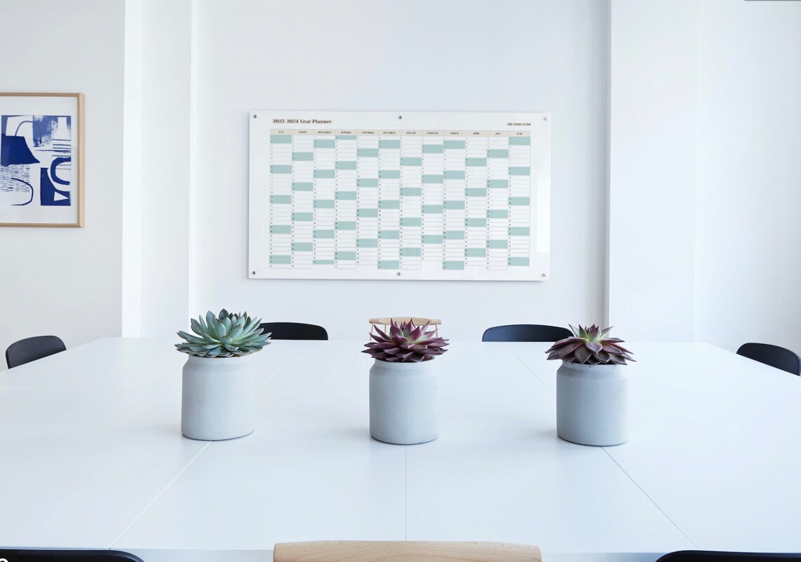 PRINTABLE 2023 - 2024 July Start Academic Wall Calendar | PDF Instant ...