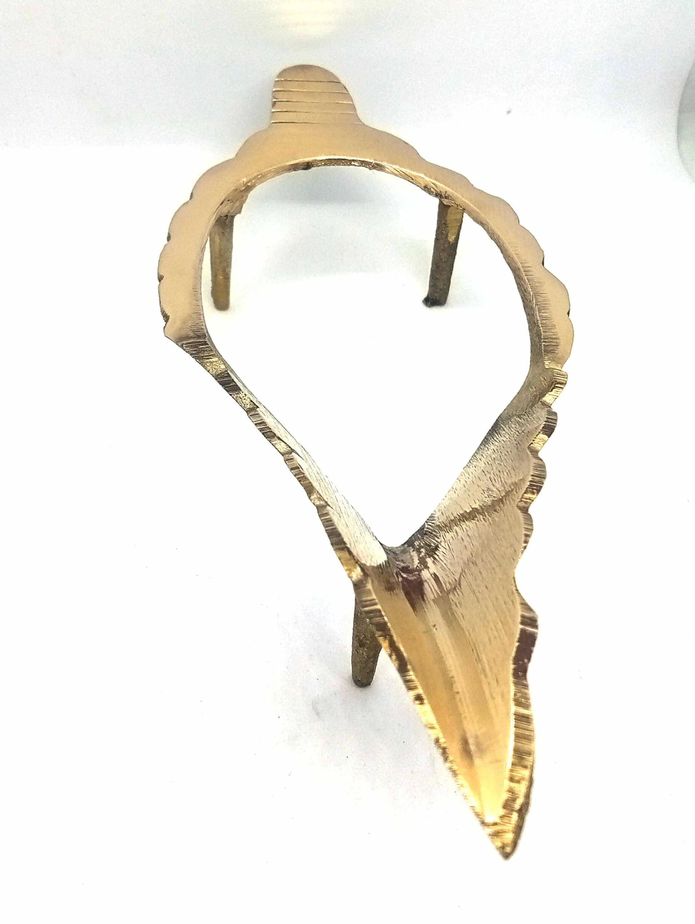 Brass Shankha Stand compatible With Puja, Sankha Stand,7 Inch Shankonly ...