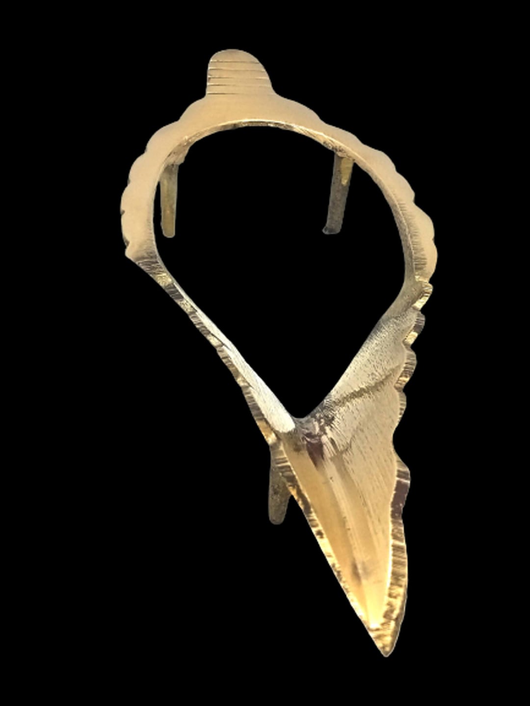 Brass Shankha Stand compatible With Puja, Sankha Stand,7 Inch Shankonly ...