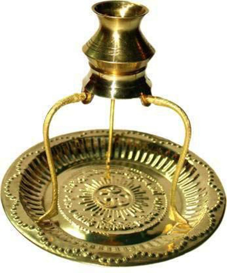 Shivling Abhishek Shivling Brass Stand Tripai Loti Copper Plate Thali ...