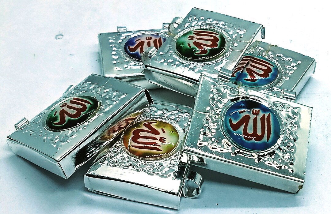 Allah Charm Locket Pendant Taweez for Men Women Kids New Born Babies ...
