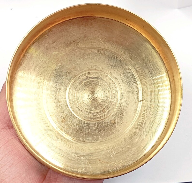 270 Gram New Brass Small Katori With Golden Color Used for Tample and ...