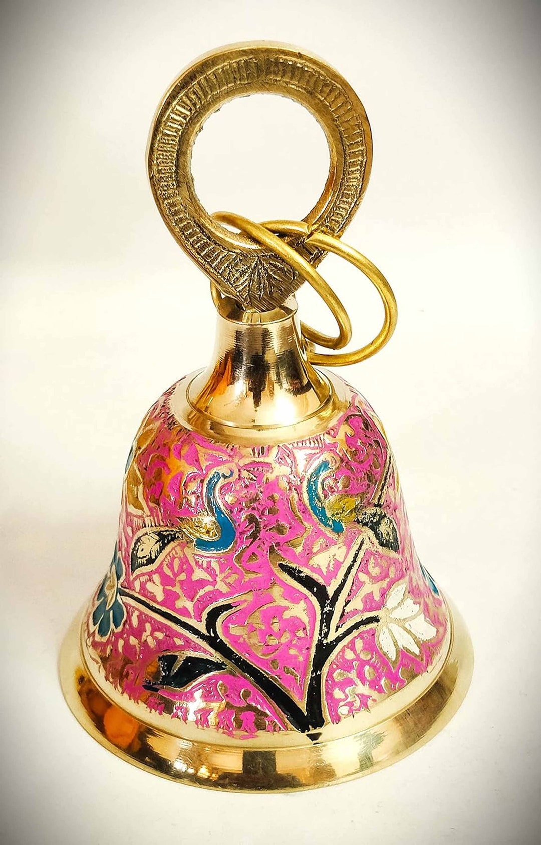 Brass Hanging Bell pack of 1,, Ghanti for Pooja, Ghanti for Home Temple ...