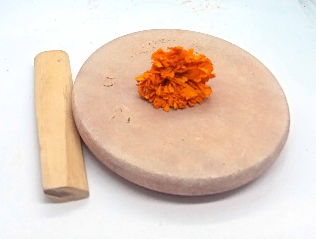 Original Chandan Stick With Chandan Rubbing Stone Chakla Pata Can Be ...