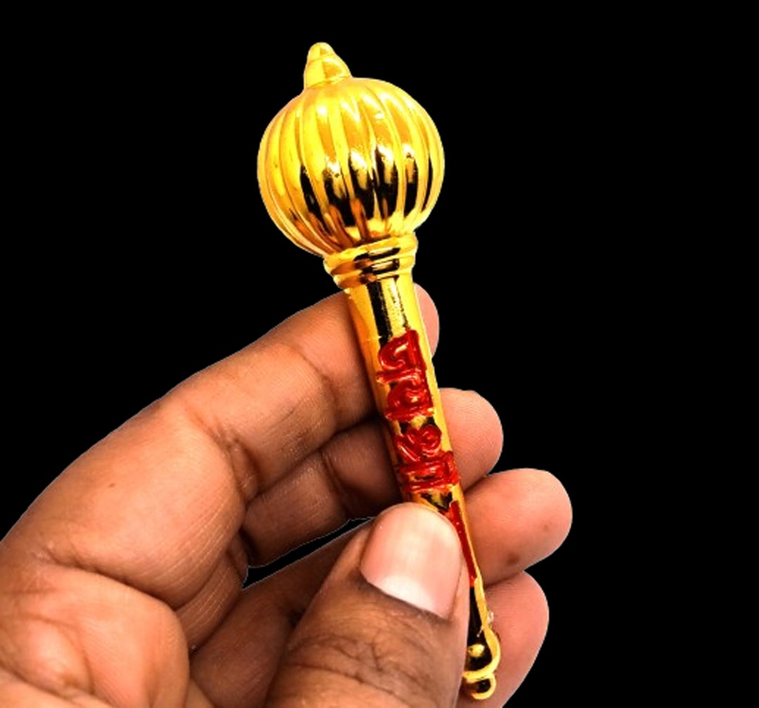 Jai Shree Ram Hanuman Ji Gada Showpiece for Home and Pooja Murti for ...