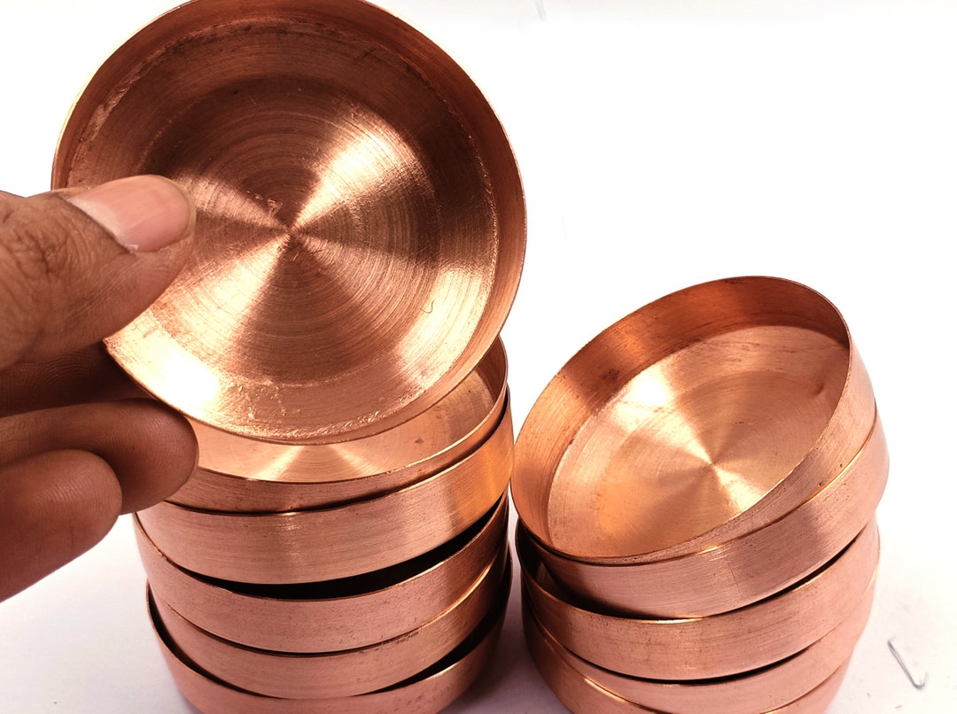 Buy Copper Pooja Plate/small Bhog Plate Bhog/prasad, Prasadam, Prashad ...