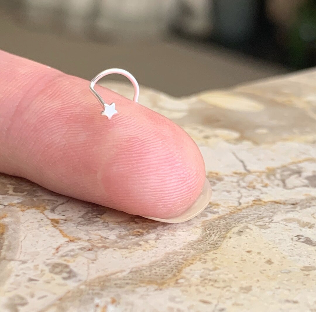 Teeny, Tiny Star Nose Screw. 925 Sterling 1.5mm Star Nose Screw. 24 ...