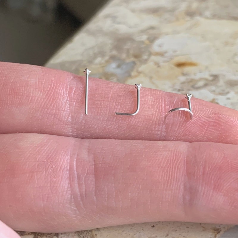 Nose Studs L Hook - Etsy UK