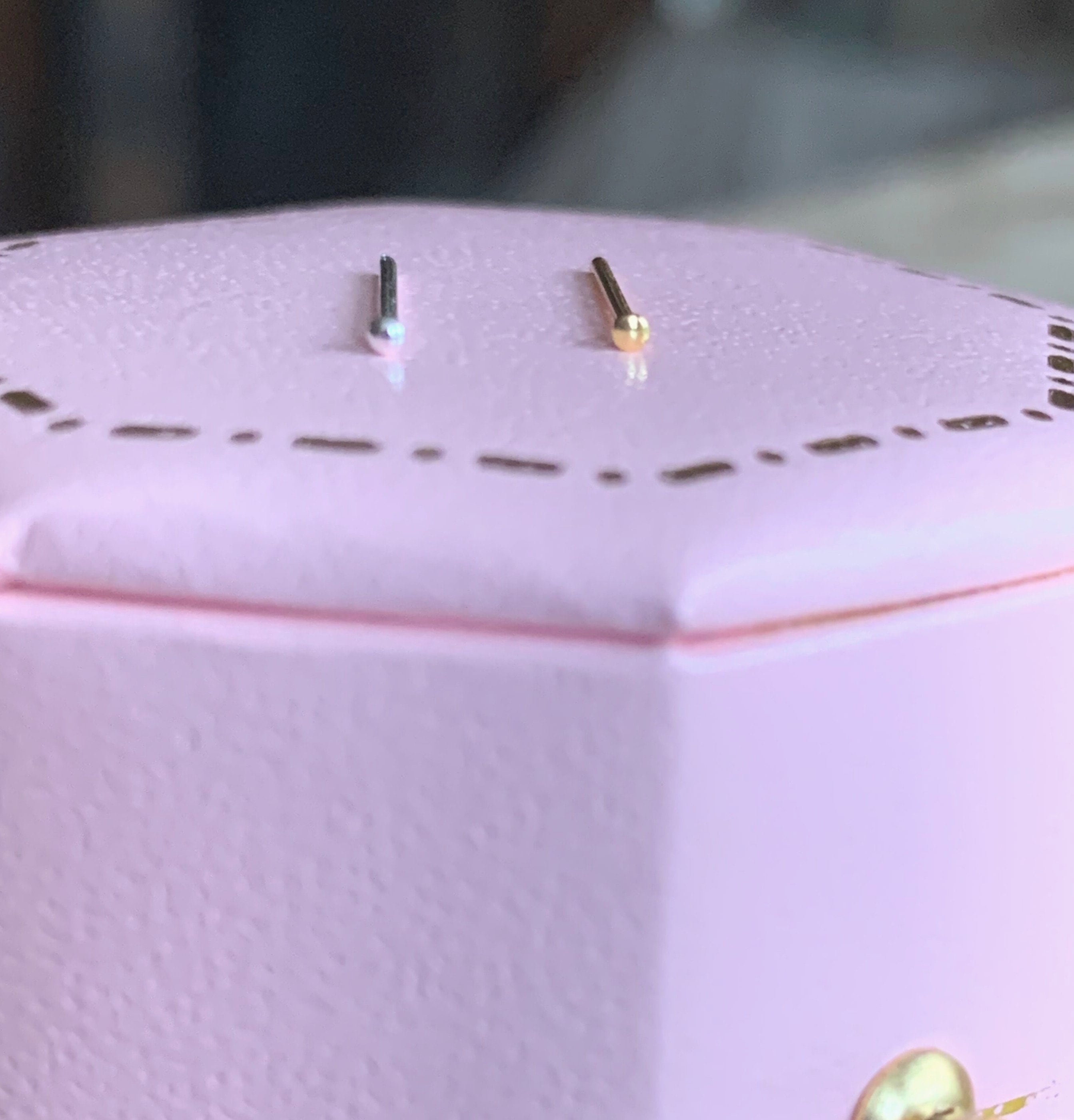 Teeny 1mm Dot Nose Studs. Sterling Silver 1mm Nose Stud, L Shape or ...