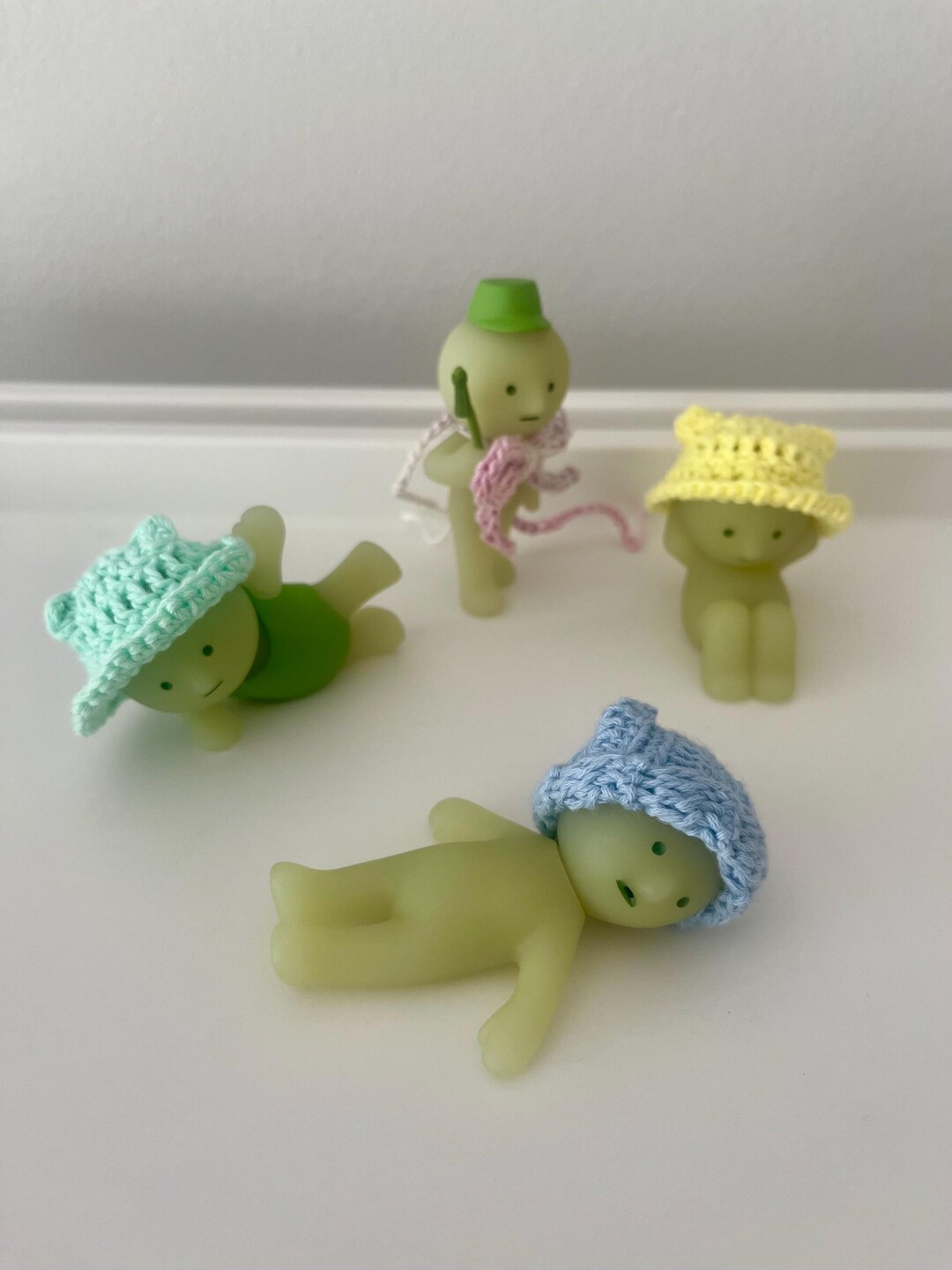 Smiski Crochet Hat Packages ( 4 Items ) - Etsy
