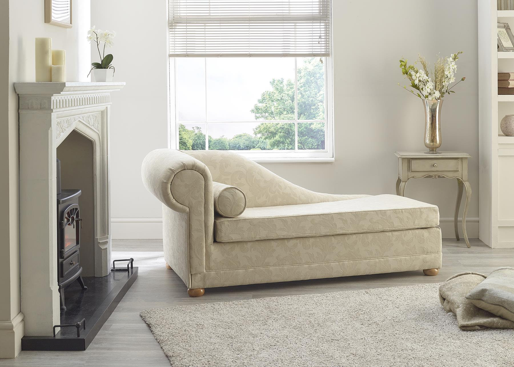 Ivory Chaise Longue Etsy UK