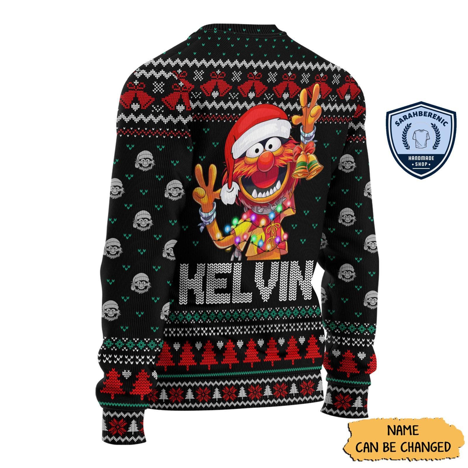 Christmas Muppet Ugly Sweater, Animal Muppet Xmas Sweater sold by ...