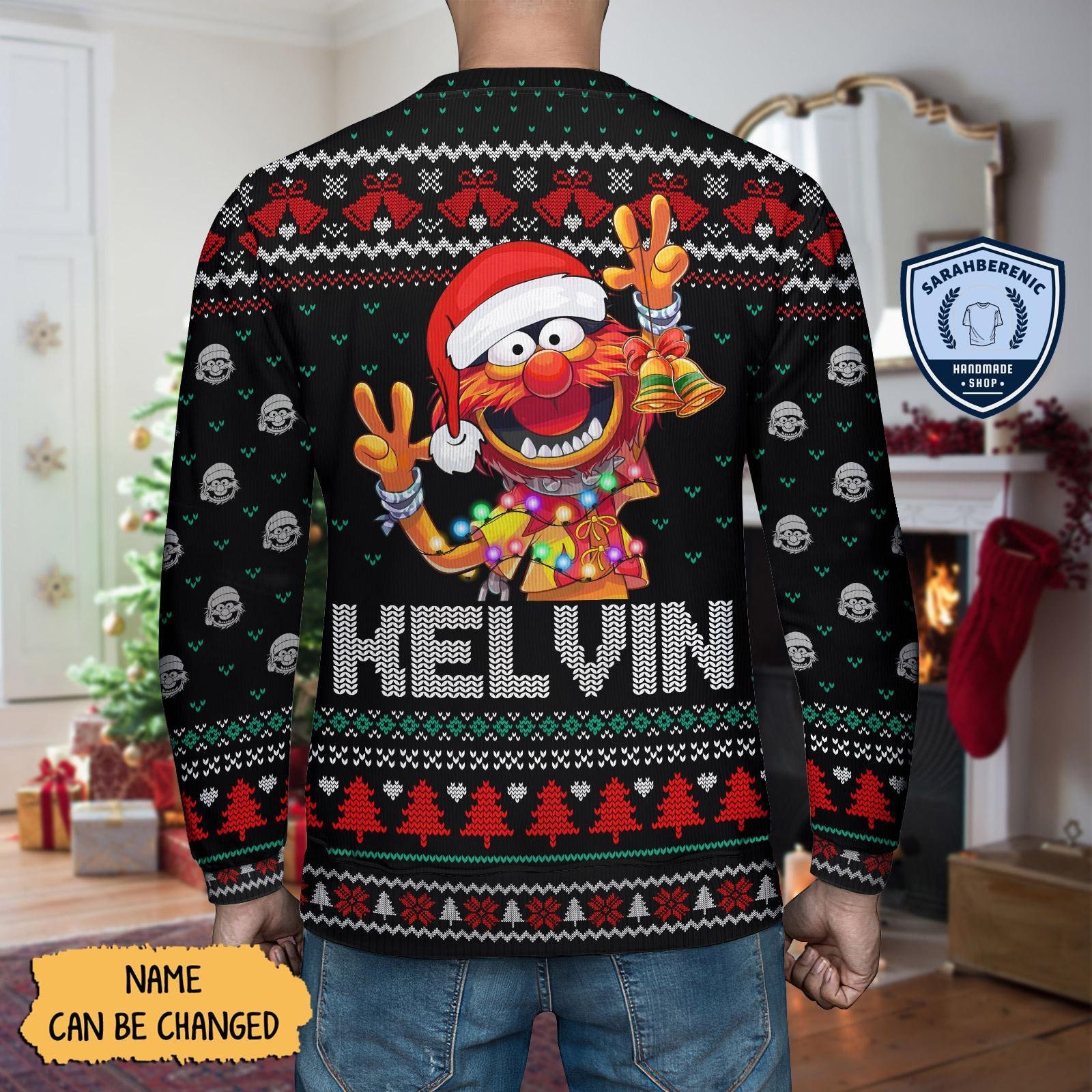 Christmas Muppet Ugly Sweater, Animal Muppet Xmas Sweater sold by ...