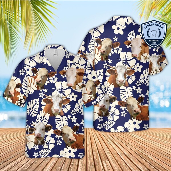 Cow Aloha Shirt - Etsy