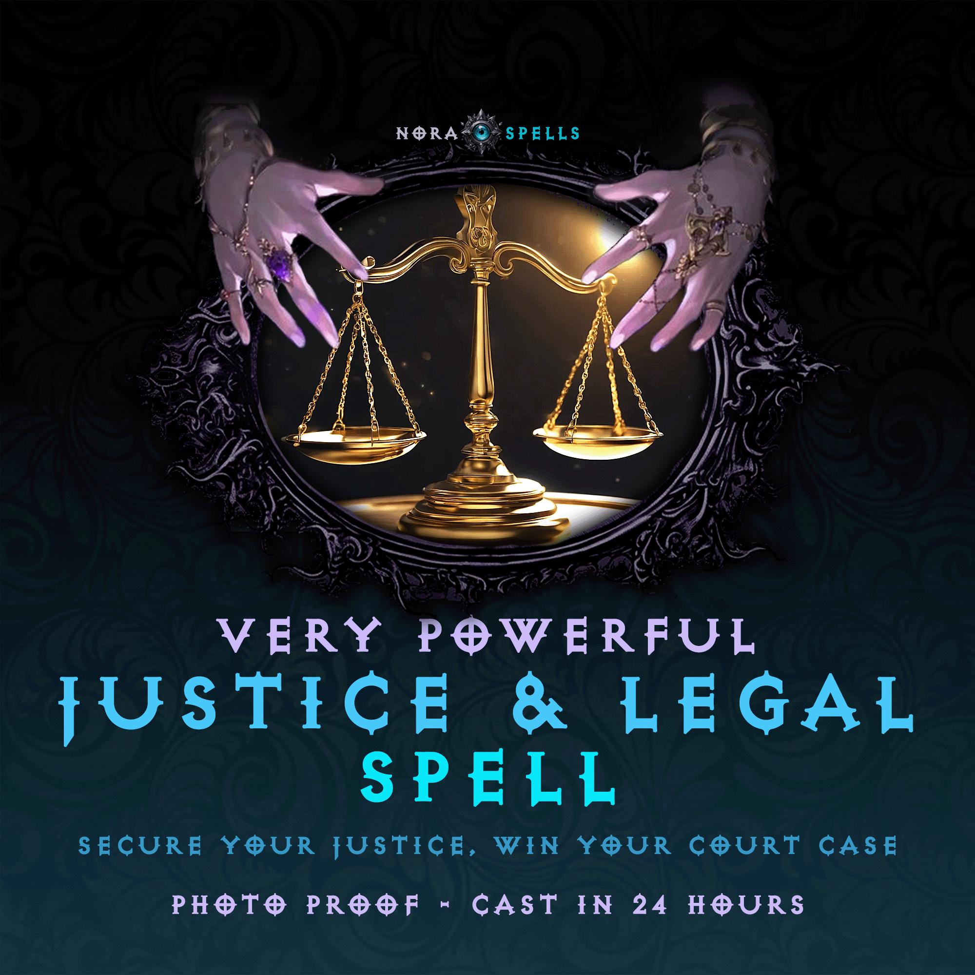 Legal Justice Spell, Court Victory Ritual, Same Day Casting - Etsy