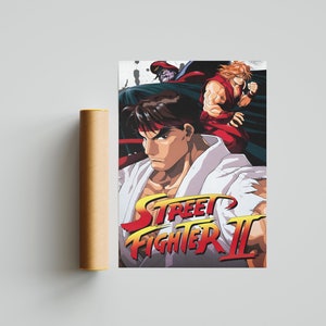 Street Fighter 2 Poster Gaming Poster Street Fighter Prints Video Game ...