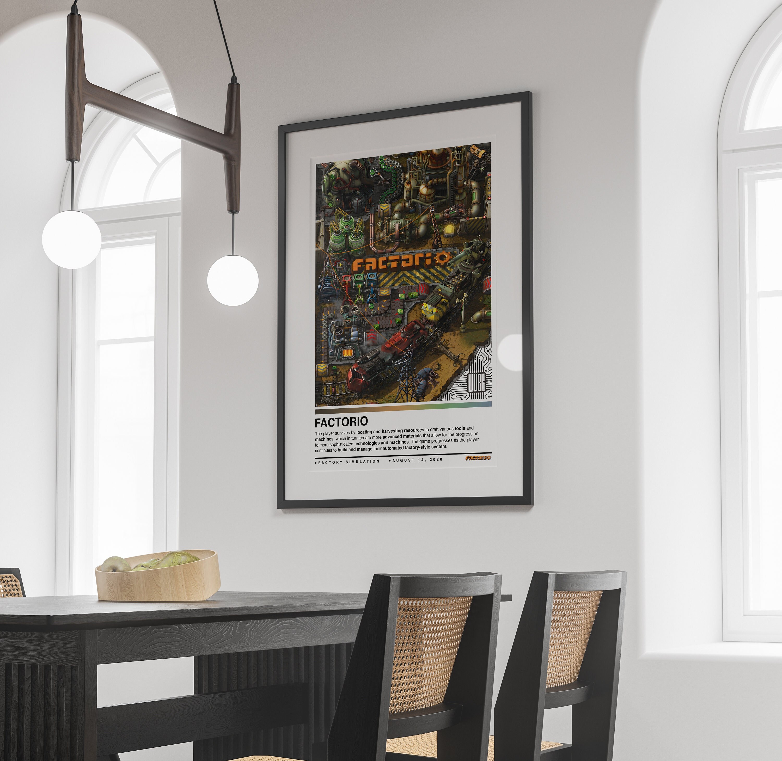Factorio Poster Factorio Print Gaming Poster 4 Colors - Etsy
