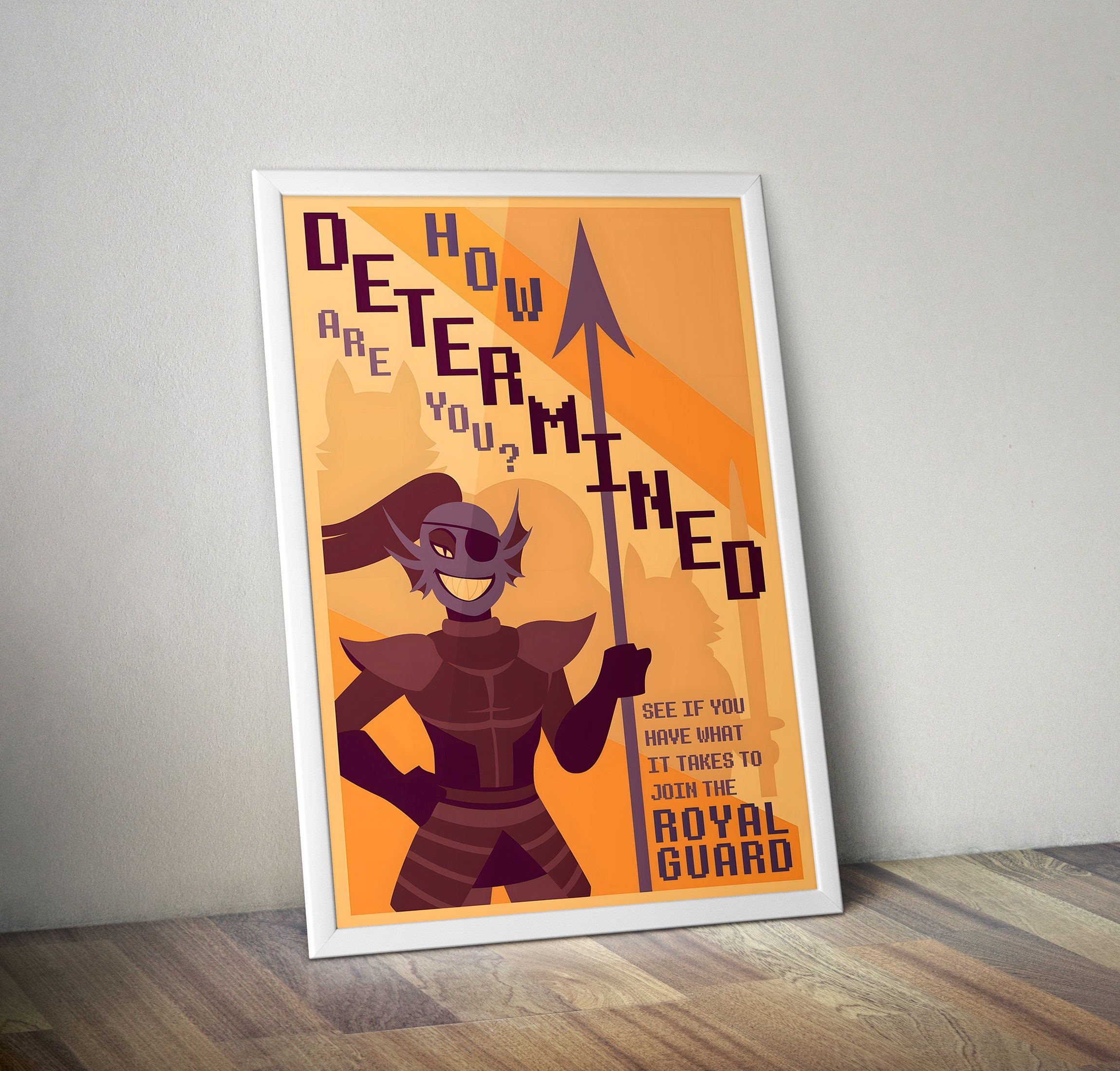 Royal Guard Poster Undertale Poster Gaming Posters - Etsy