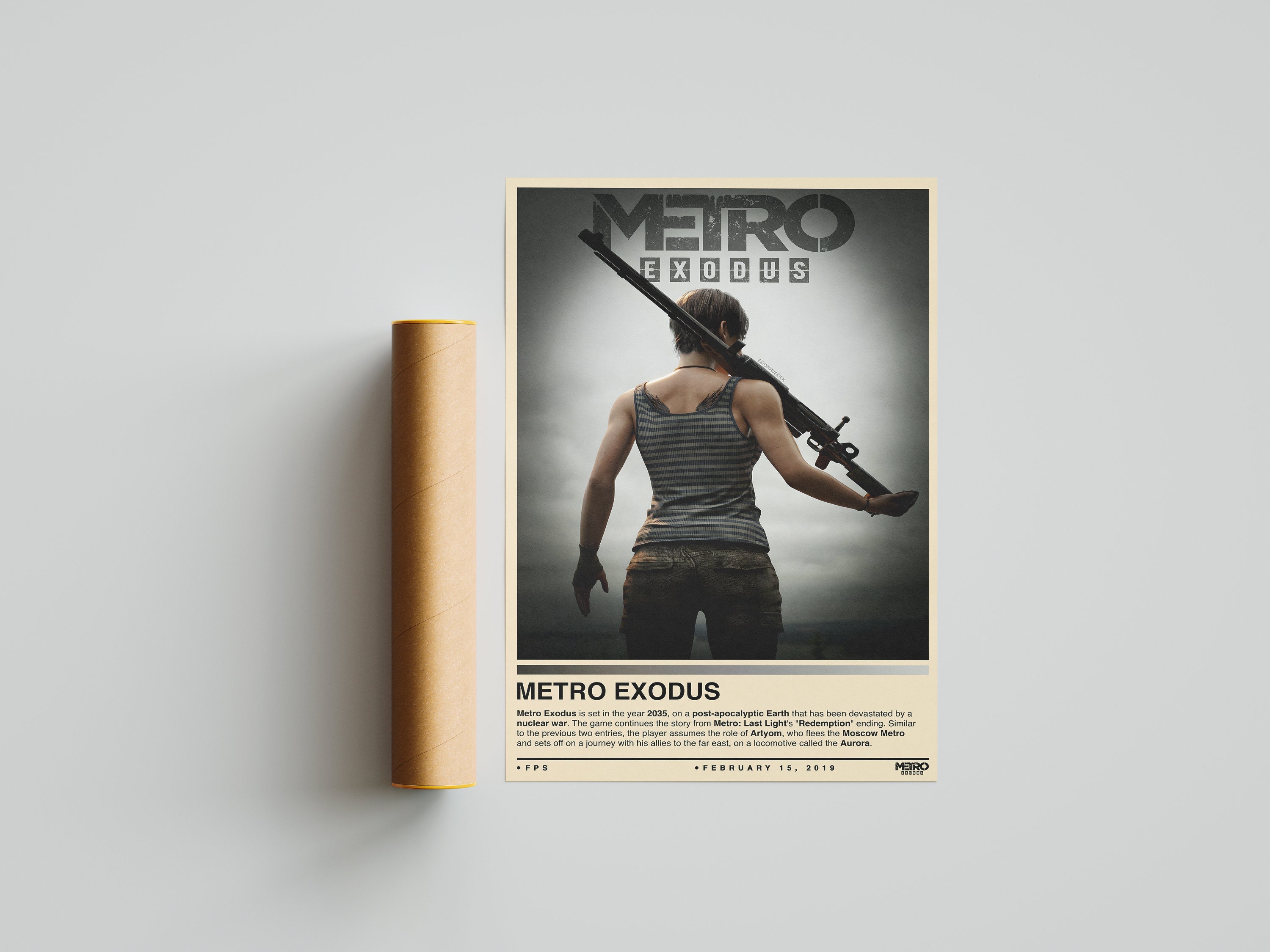 Metro Exodus Poster Metro Exodus Print Gaming Poster 4 - Etsy