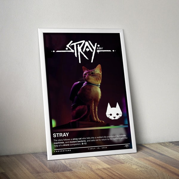 Stray Video Game Poster - Etsy