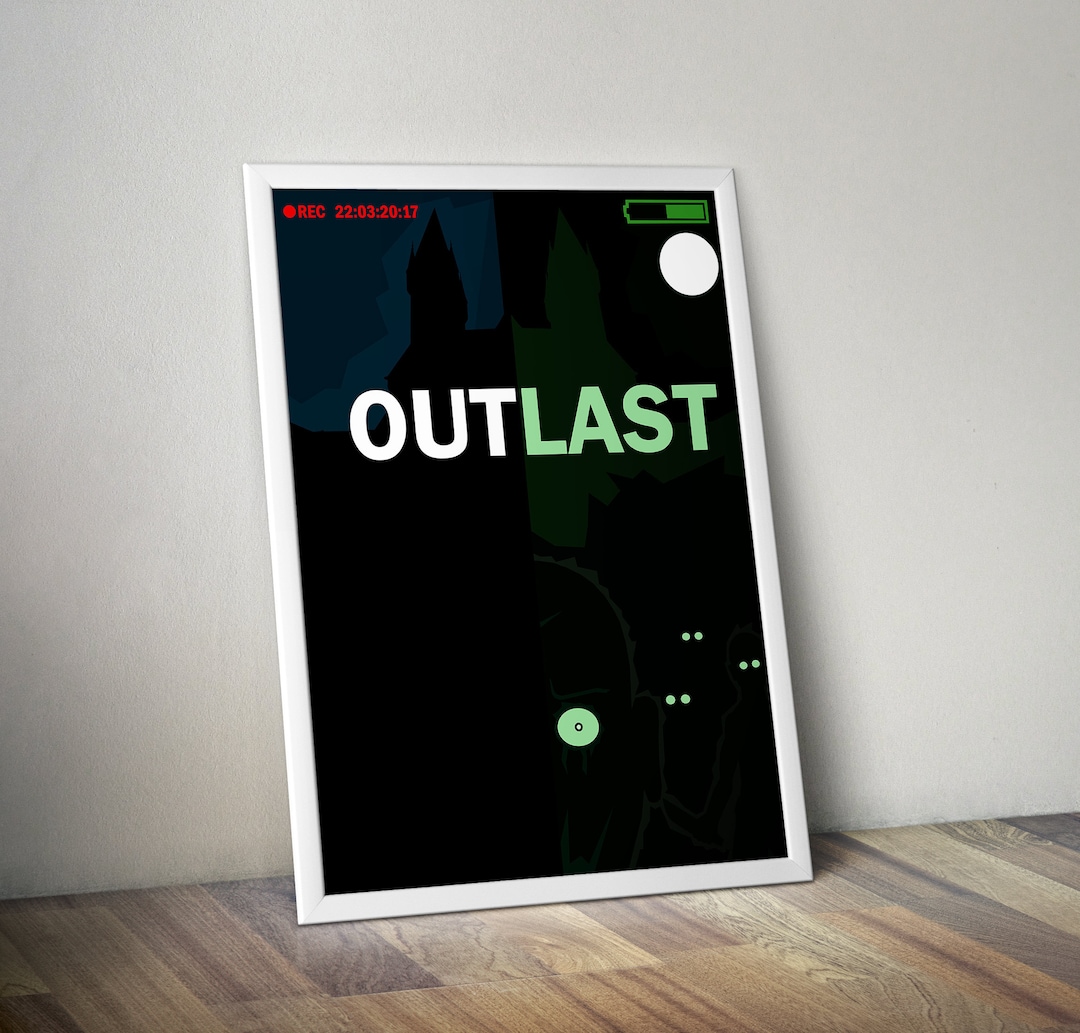 Outlast Poster Outlast Prints Horror Game Posters Gaming Posters Video ...