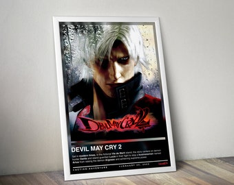 Devil May Cry Poster Print Devil May Cry Cover Gaming Poster 4 Colors ...
