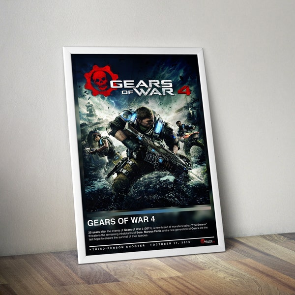 Gears of War Poster - Etsy