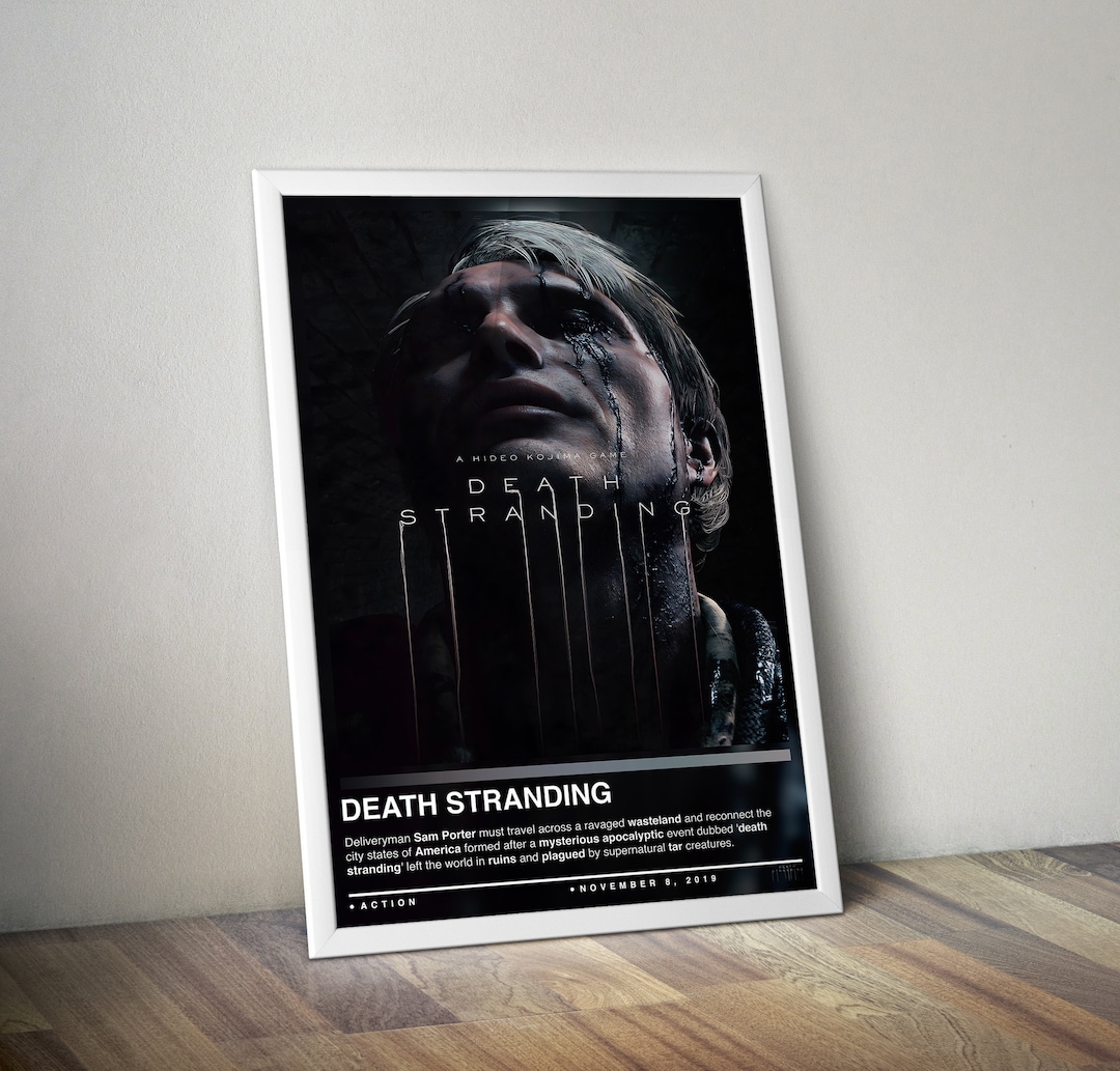 Death Stranding Poster Print Gaming Cover Gaming Poster 4 Colors Gaming ...