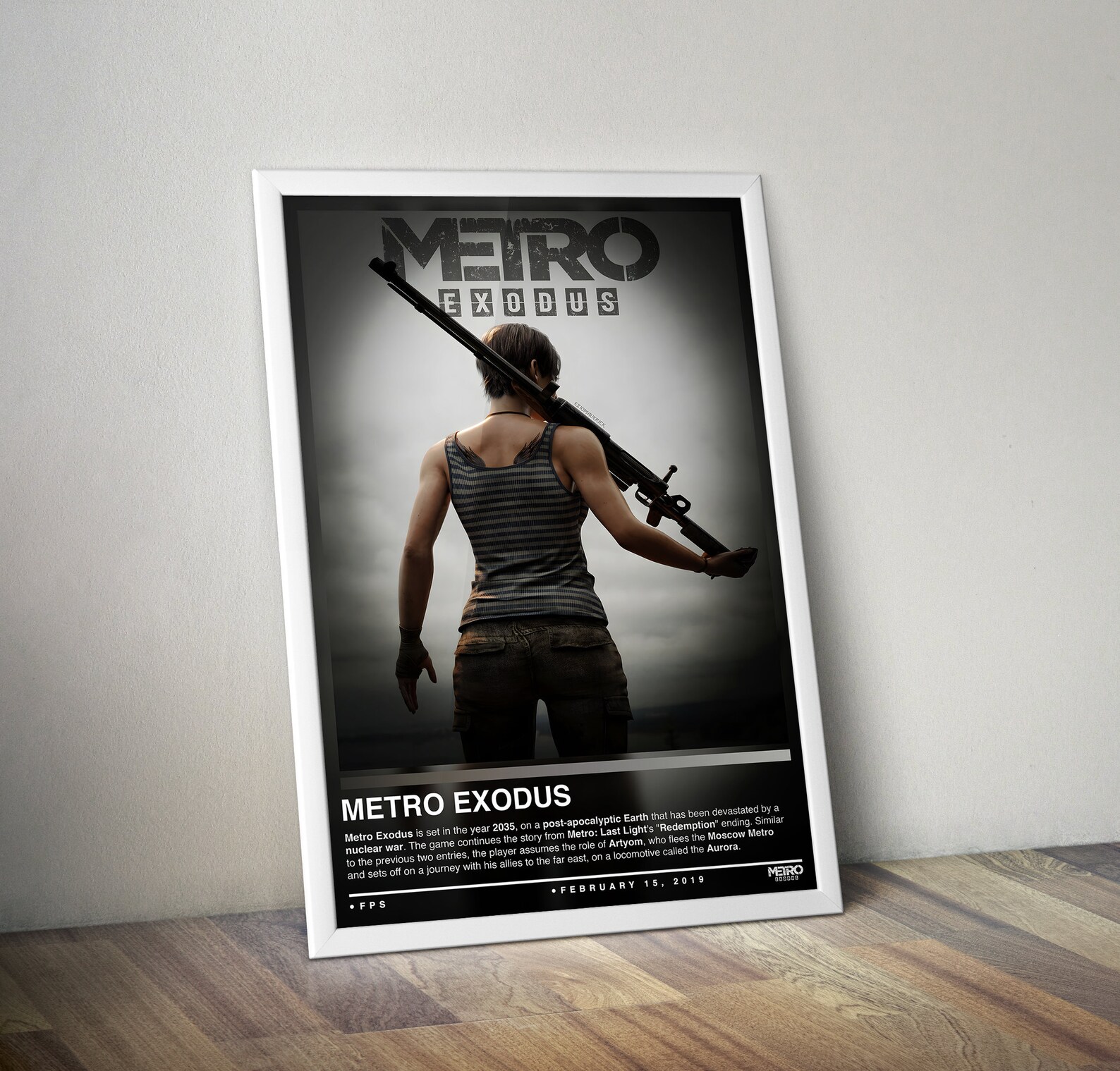Metro Exodus Poster Metro Exodus Print Gaming Poster 4 - Etsy