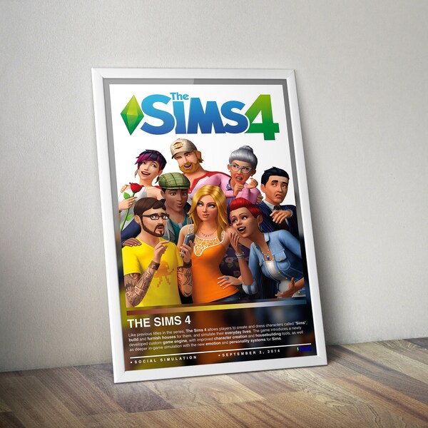 The Sims 4 Posters - Etsy
