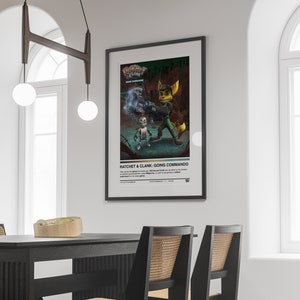 Ratchet and Clank Going Commando Poster Gaming Poster 4 Colors Gaming ...