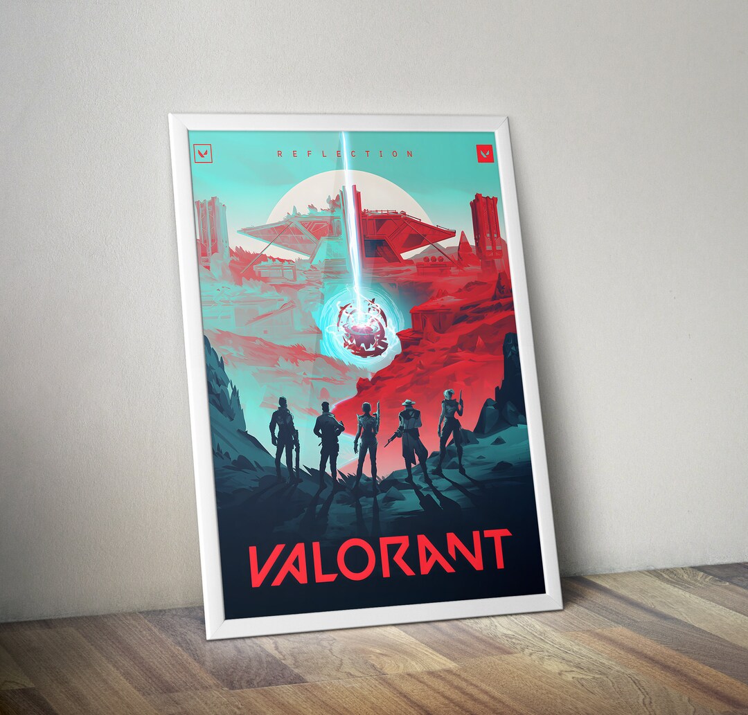 Valorant Poster Gaming Poster Valorant Prints Jett Poster Video Game ...