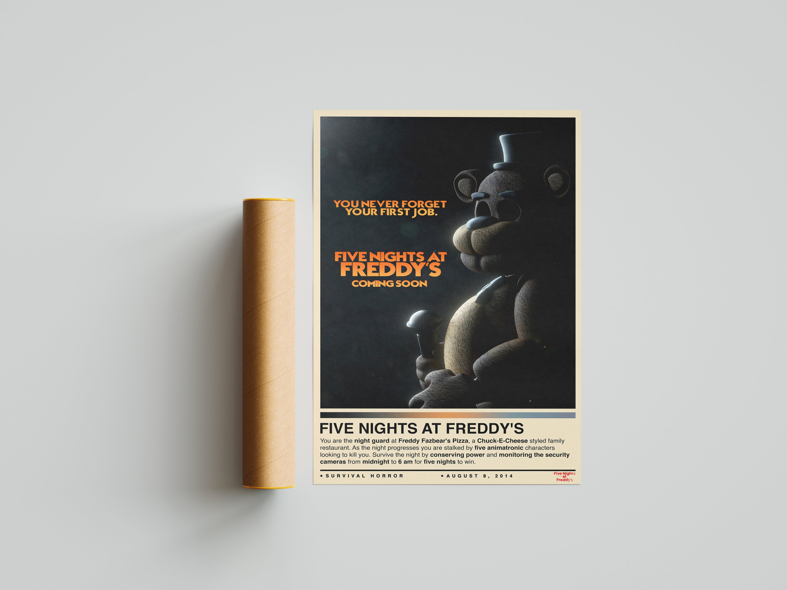 Five Nights at Freddy's Poster, Gaming Posters sold by Malena Flores ...