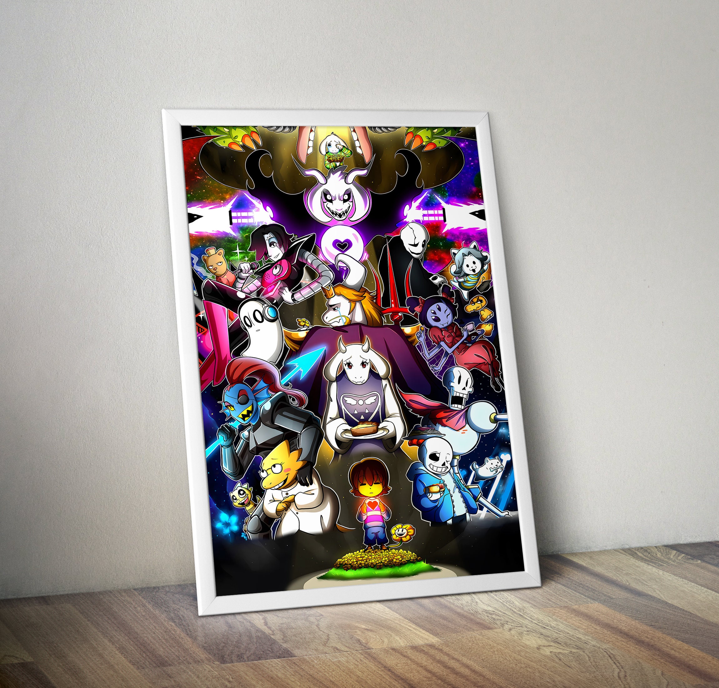 Undertale Poster Undertale Prints RPG Posters Characters - Etsy
