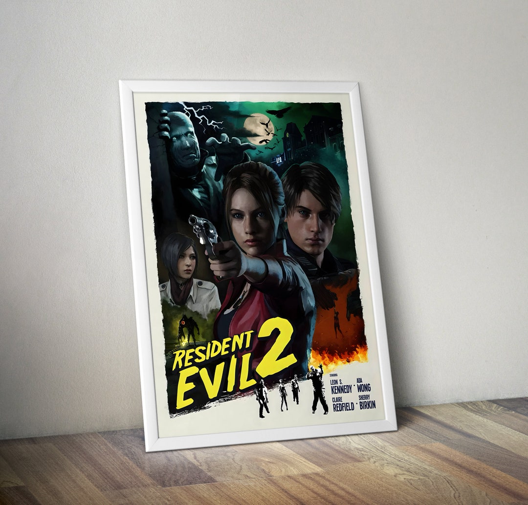 Resident Evil 2 Poster Resident Evil 2 Prints Claire Redfield Poster ...