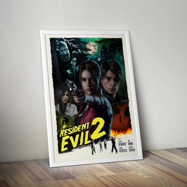 Resident Evil 2 Claire Poster - Etsy