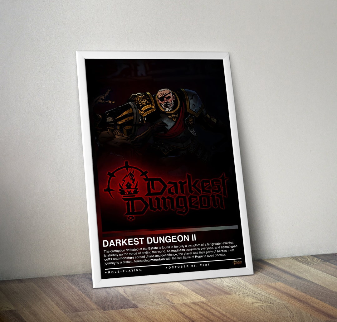 Darkest Dungeon 2 Poster Darkest Dungeon Print Gaming - Etsy