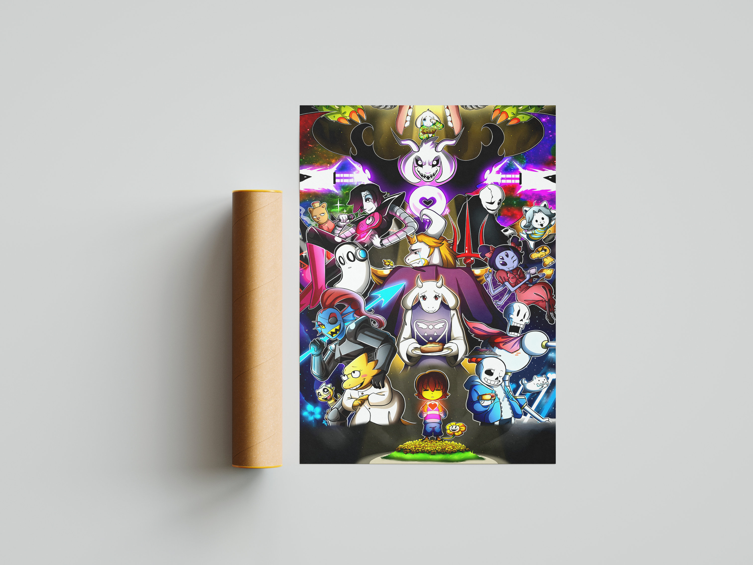 Undertale Poster Undertale Prints RPG Posters Characters - Etsy