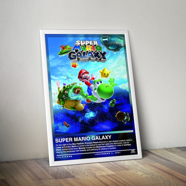 Super Mario Galaxy - Etsy