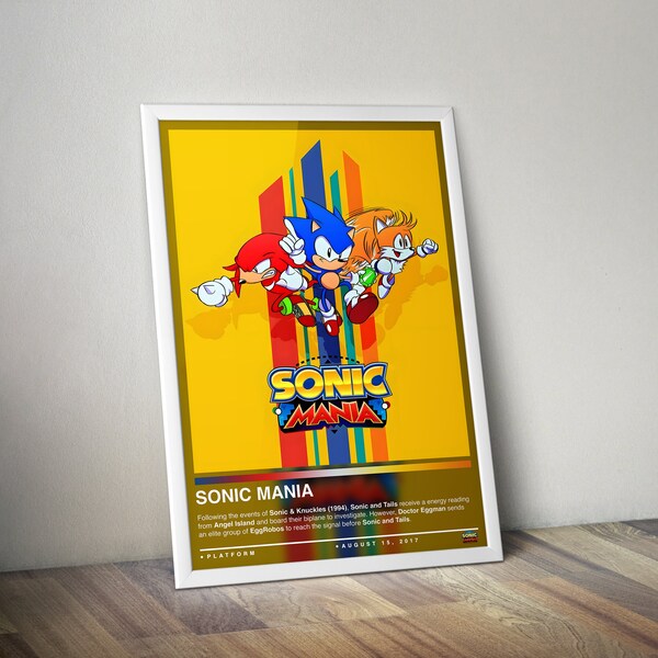 Sonic Poster - Etsy