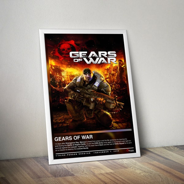 Gears of War Poster - Etsy