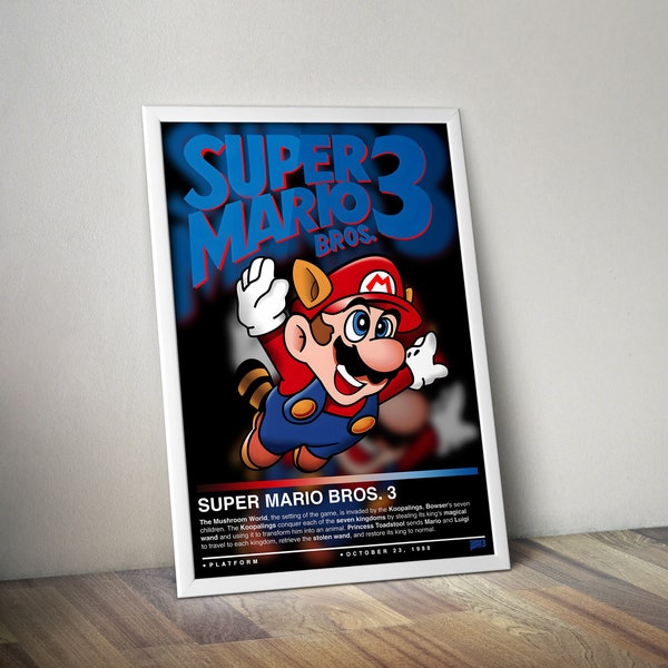 Super Mario Poster - Etsy