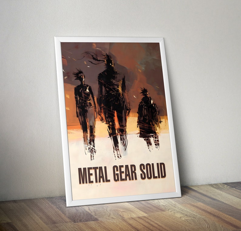 Metal Gear Solid 3 Poster Gaming Poster Metal Gear Solid - Etsy