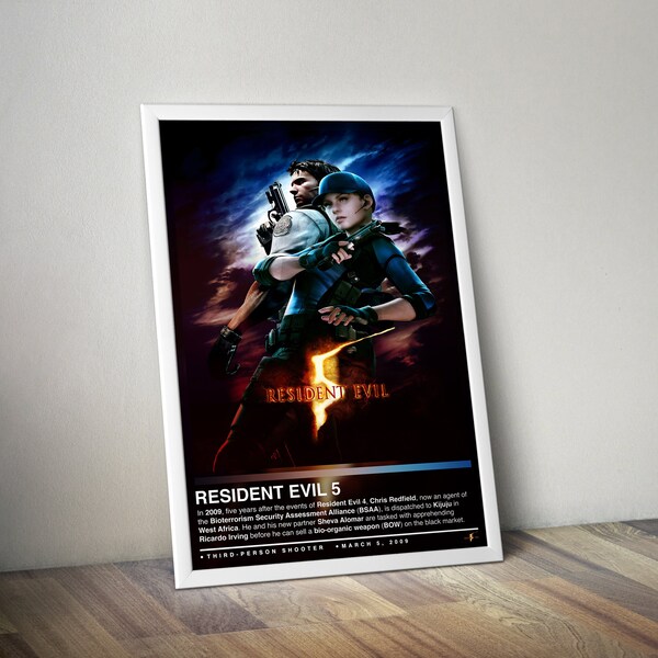 Resident Evil 5 Poster - Etsy