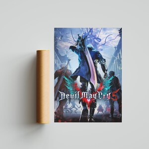 Devil May Cry 5 Poster Devil May Cry Prints Gaming Posters Video Game ...