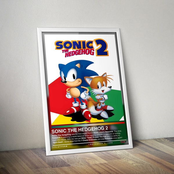 Sonic Poster - Etsy